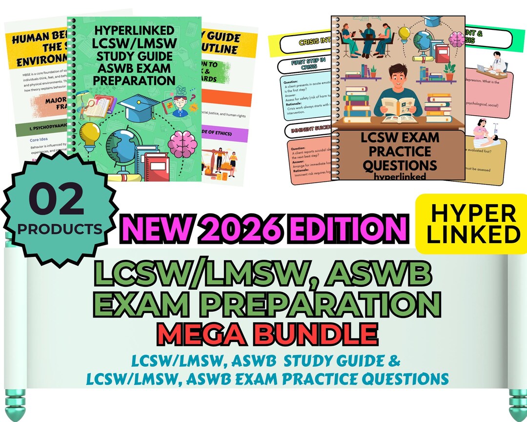 Pack de préparation à l'examen LCSW LMSW : notes d'étude ASWB ...