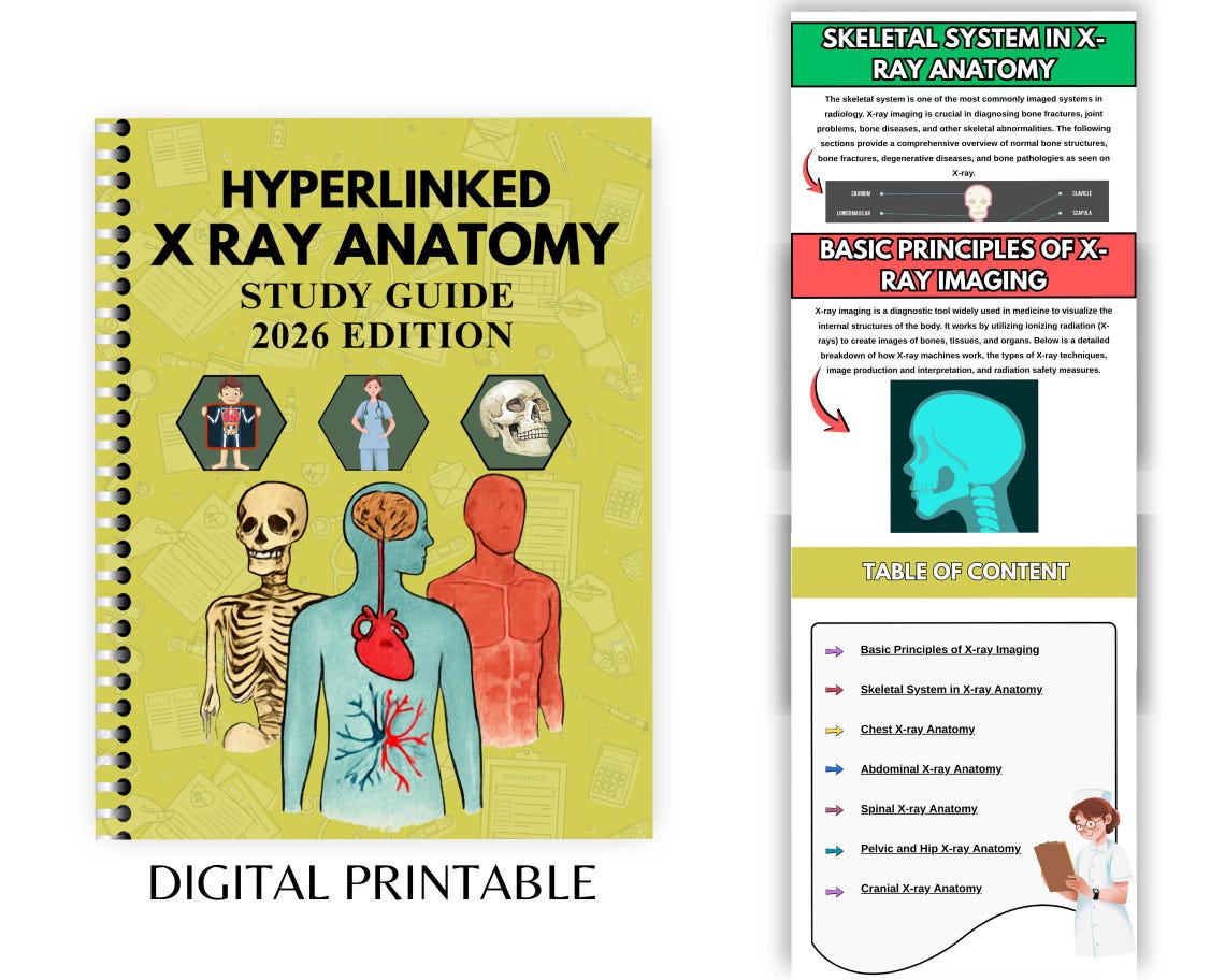 The Complete 2026 X-ray Anatomy Study Bundle, Radiography Study Bundle ...