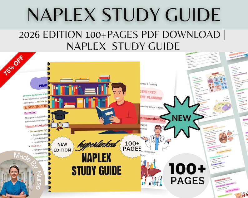 NAPLEX Study Guide 2026 | Complete Pharmacy Review Notes | High-yield ...