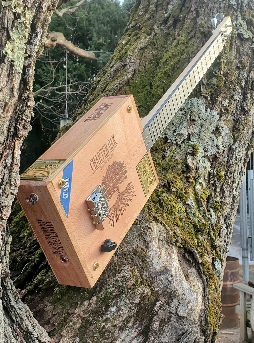 Three String Cigar Box Guitar. - Etsy