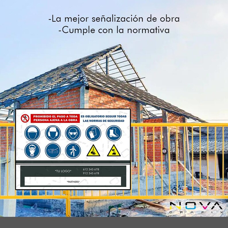 Customizable Construction Signage | Safety Signage | Add Logo and ...