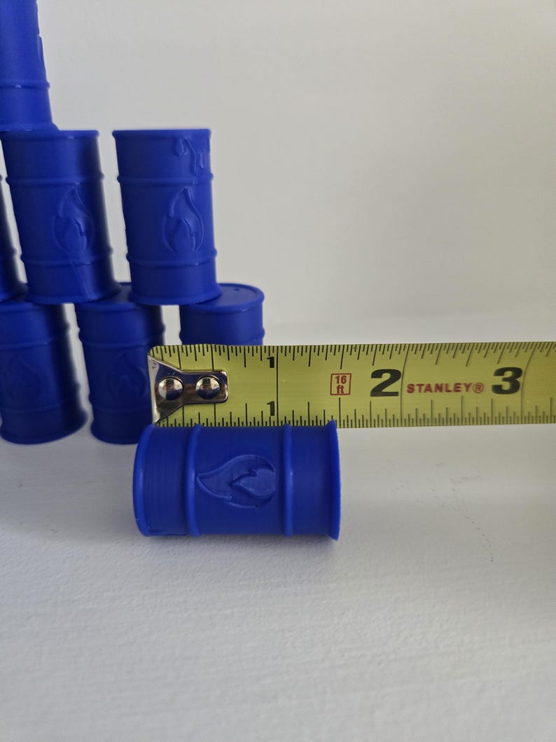 3D Printed Monster Truck Barrels – Blue Stunt Obstacle Course - Etsy
