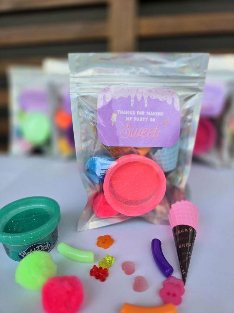 Candy Theme Sensory Kit, Birthday Party Favor Goody Bag - Etsy