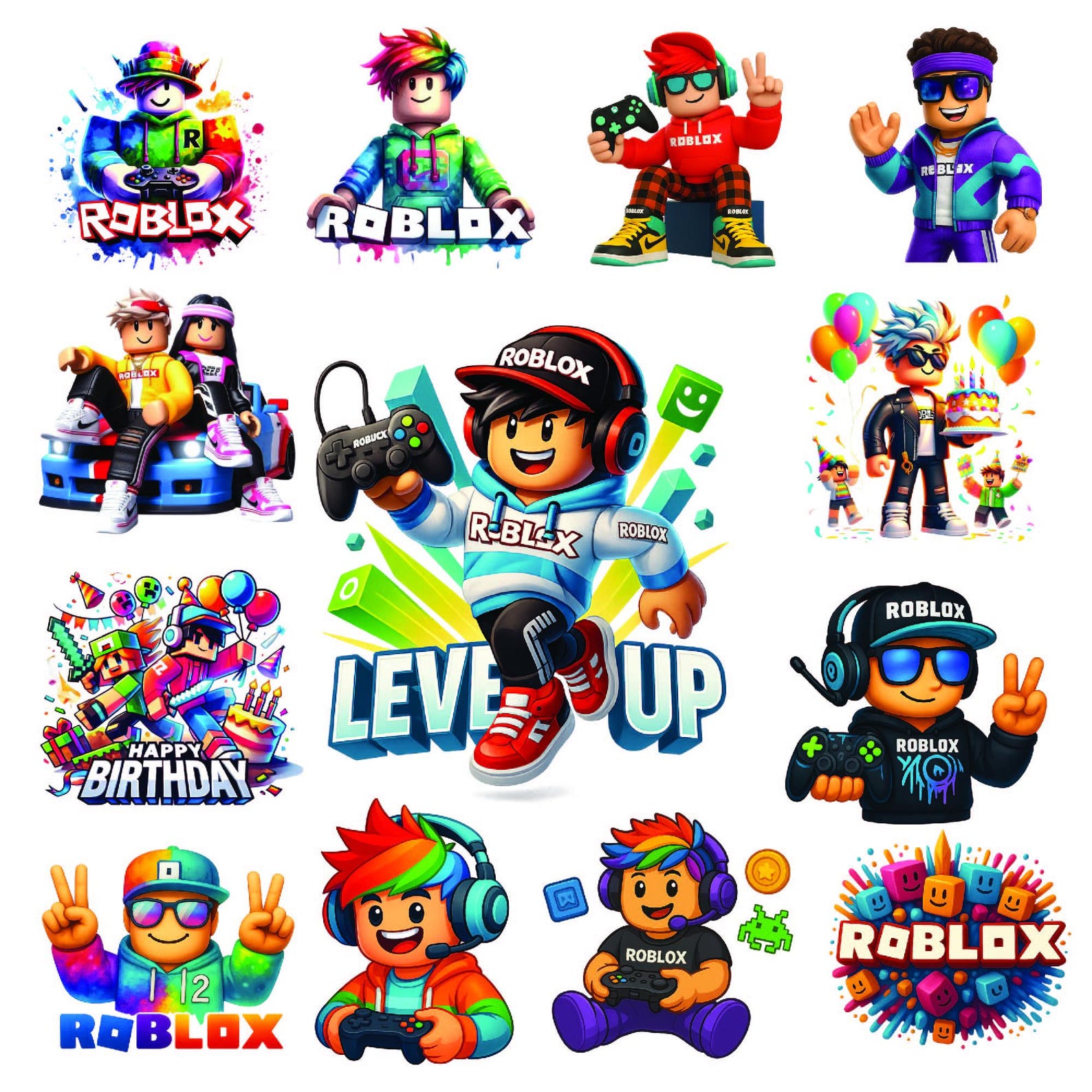 Roblox, Roblox Png, Roblox Png, Bundle, Gaming Files for Cricut, Roblox ...