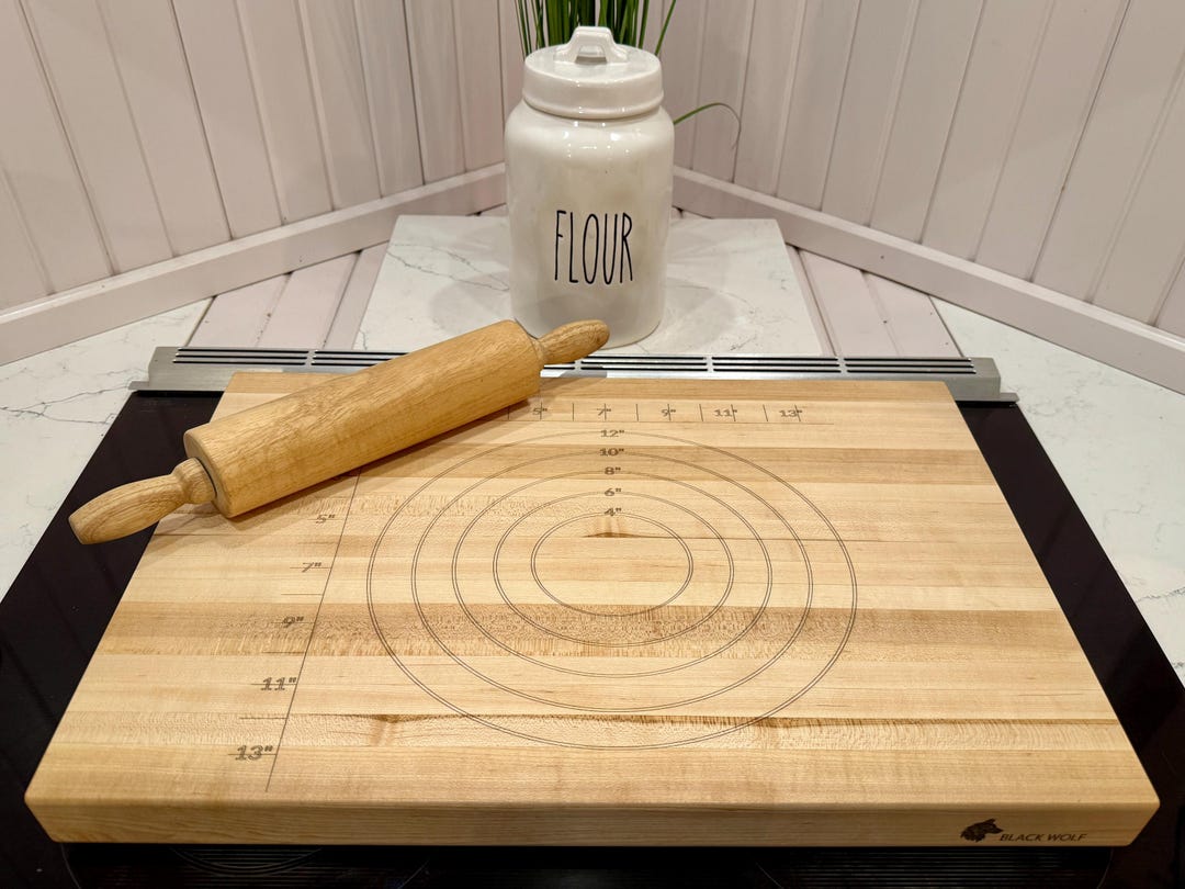 Maple Pastry Rolling Board – Edge Grain Multi‑use Prep Surface With ...