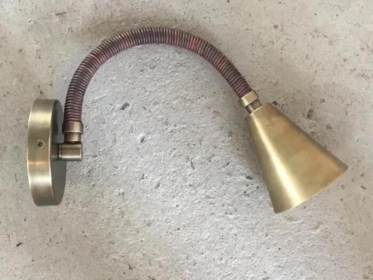 Leather Meander Wall Sconce - Etsy