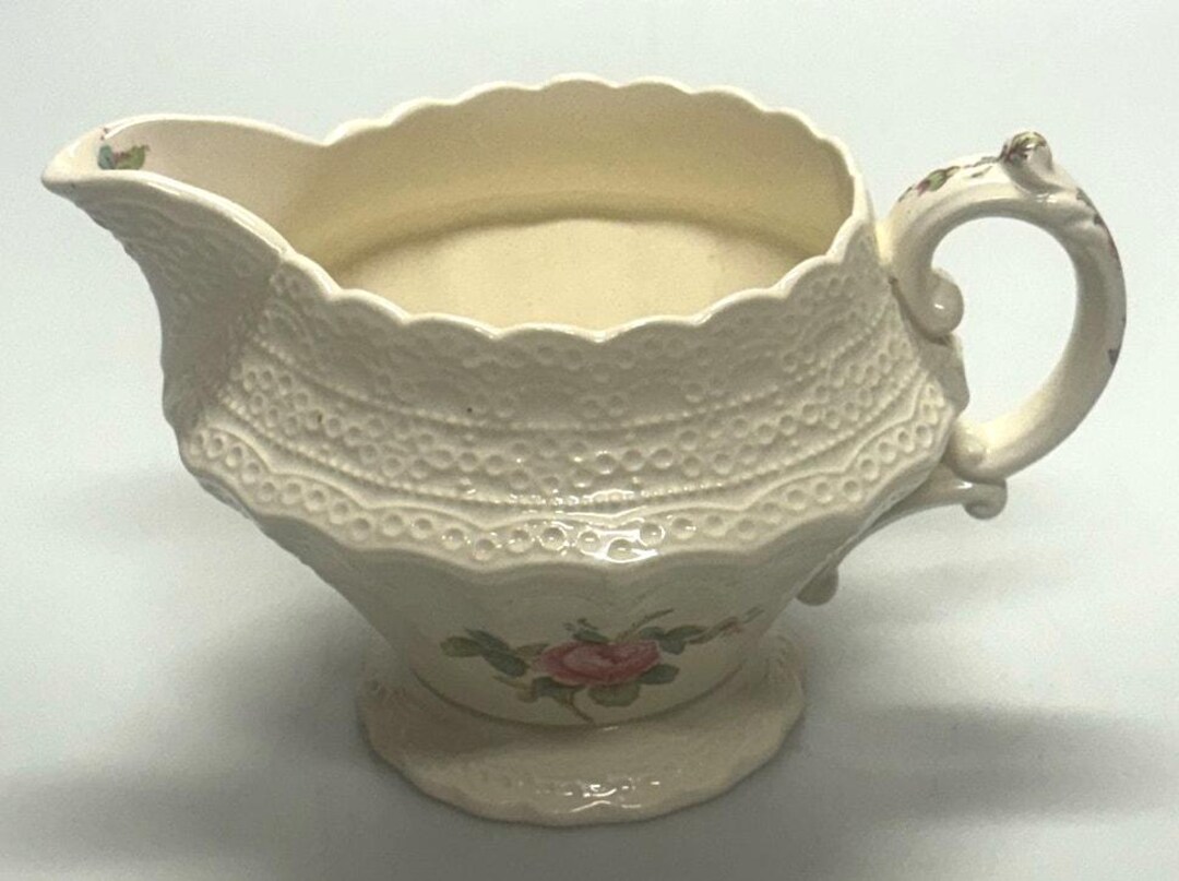 Vintage Spode's Jewel Billingsley Rose Creamer - Etsy