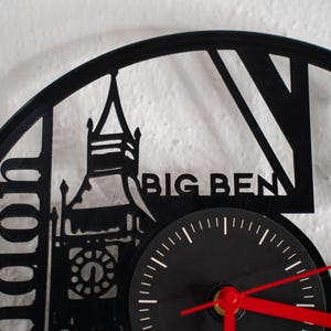 Upcycled Wall Clock Made From Real Vinyl Records – Retro Design ...