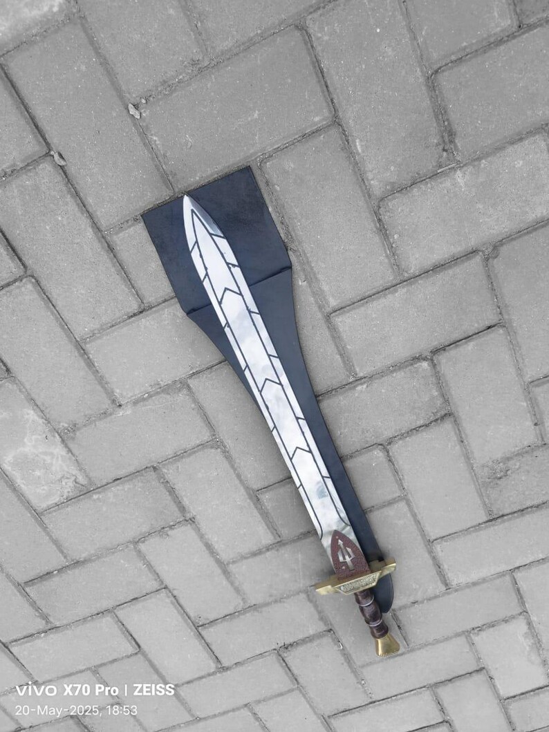 Handmade Percy Jackson Riptide Sword_celestial Bronze Replica.fantasy Camp Half- Blood Sword ...