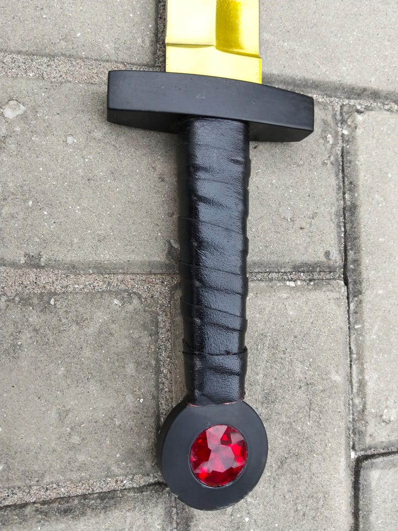 02 Finn's Scarlet Golden Blade Sword - Rooted Blade Replica Inspired by ...