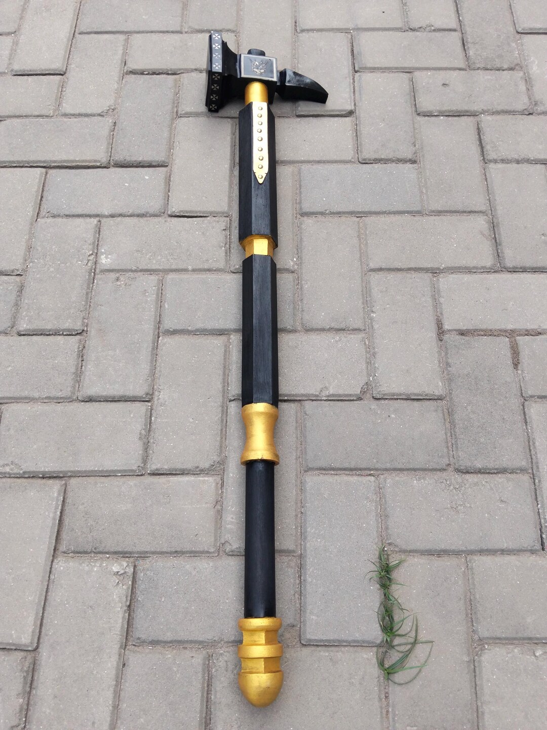 Hammer Axe Replica - Bearded Warrior's Axe of Conquest Viking Hammer ...