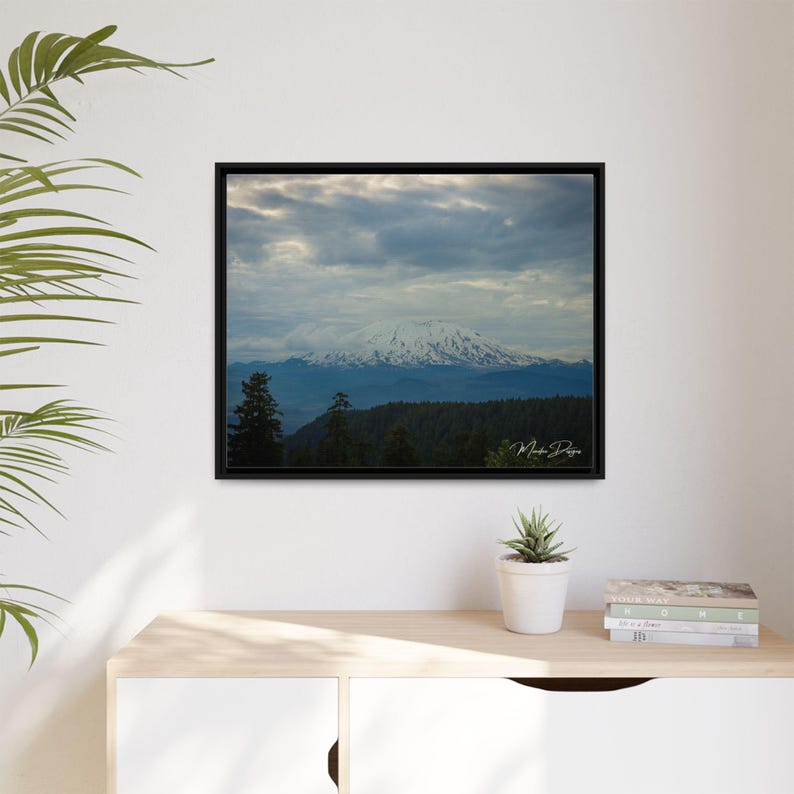 Framed Landscape Print, Home Decor, Wall Art, Office Decoration, Nature ...