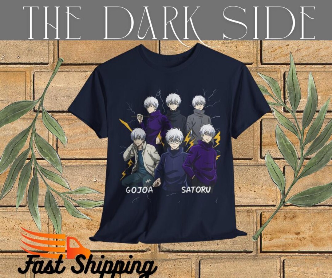 Anime Inspired Unisex Tee - Gojo Satoru Graphic Shirt, Casual Wear ...