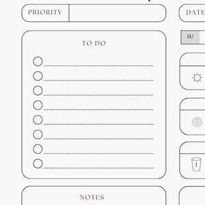 Daily Checklist/plan - Etsy