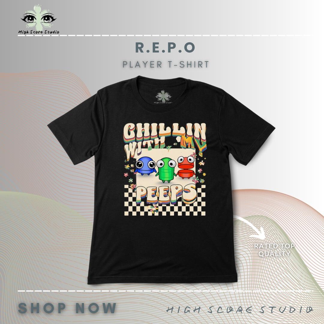 REPO Character Unisex Softstyle T-shirt, Repo Game Tee, Video Game ...