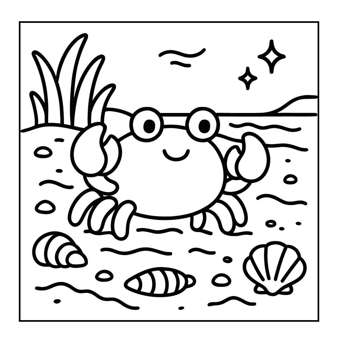 52 Bold and Easy Summer Coloring Pages - Etsy UK