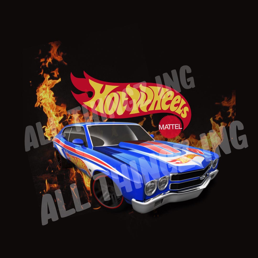 Hot Wheels Chevelle Design for T-shirts - Etsy Canada