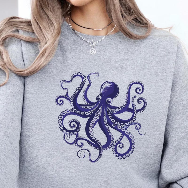 Octopus Sweater - Etsy