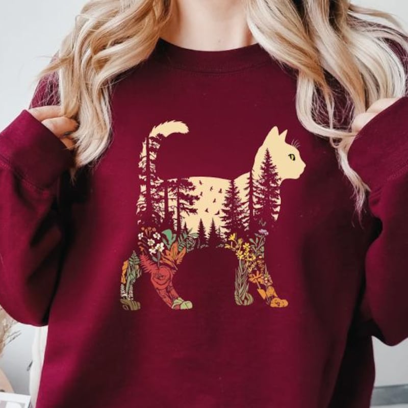Custom Cat Tree Sweatshirt - Etsy