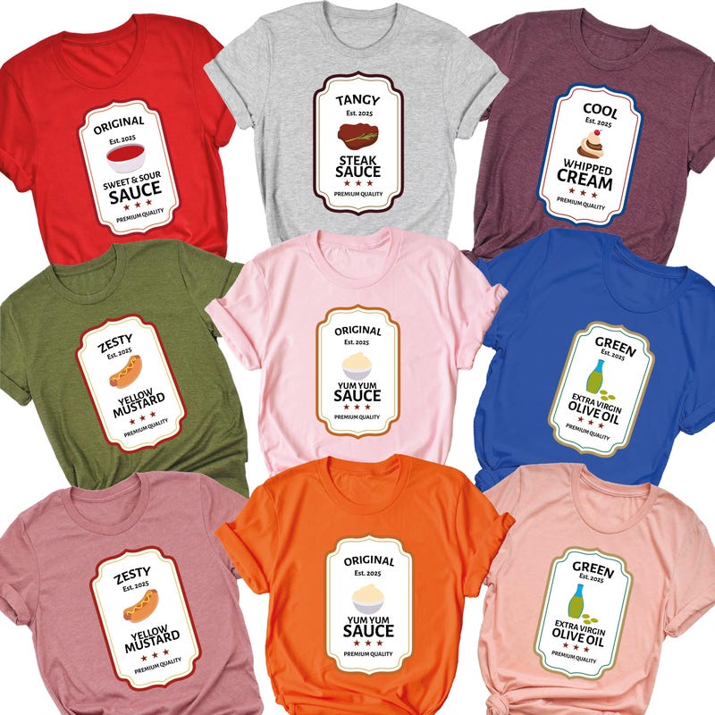 Condiment Shirt - Etsy