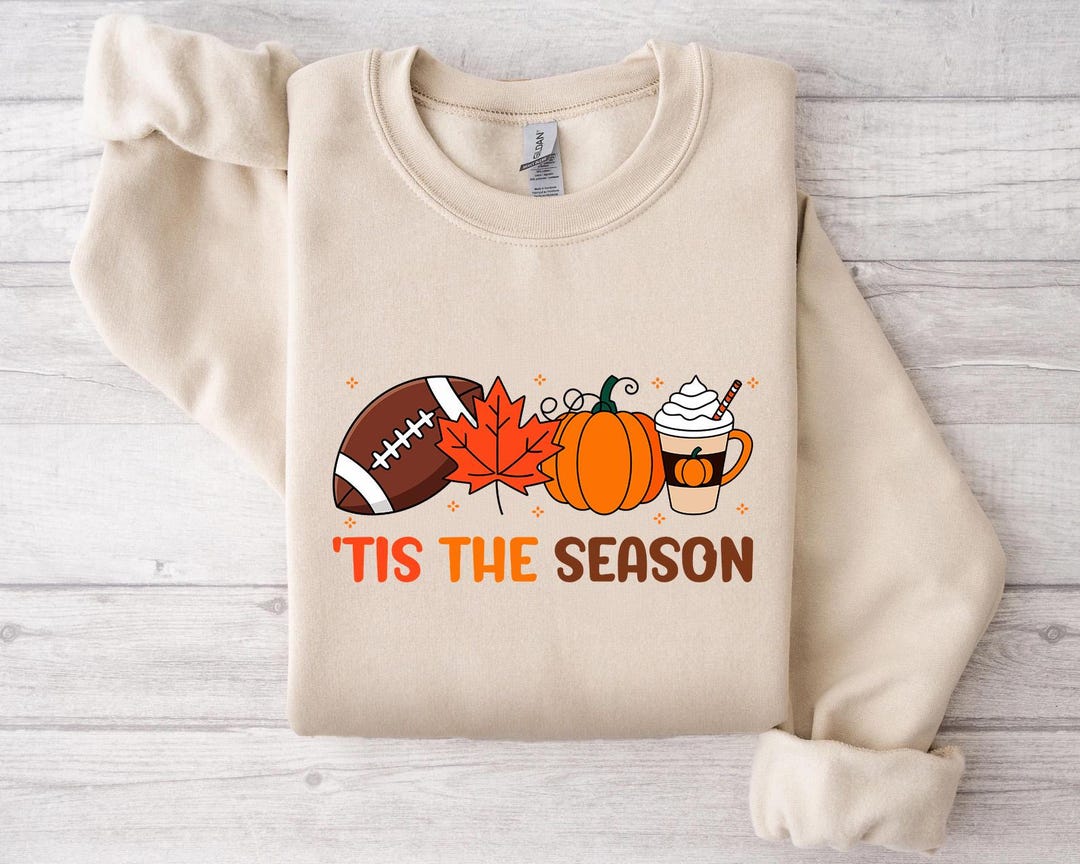 Retro Coffee Football Pumpkin Sweatshirt&hoodie, Cozy Pumpkin Football ...