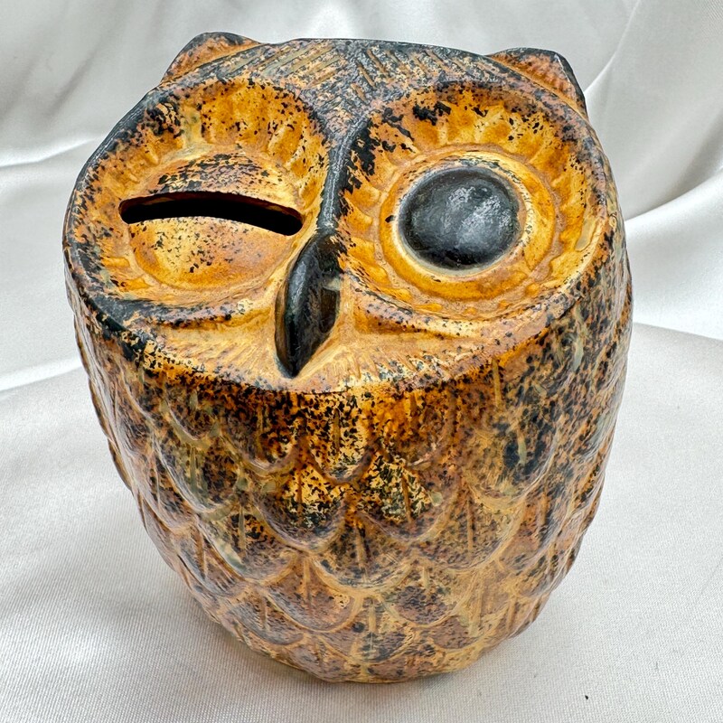 Owl Coin Bank - Etsy