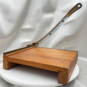 Vintage Ingento No. 3 Maple Paper Cutter – Ideal School Supply Co ...