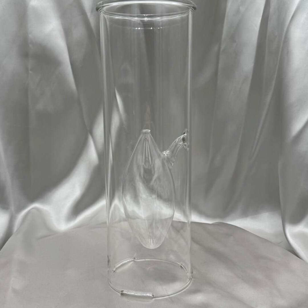 Vintage 1980s Firelight Glass Hurricane Oil Lamp – Hand-blown Clear ...