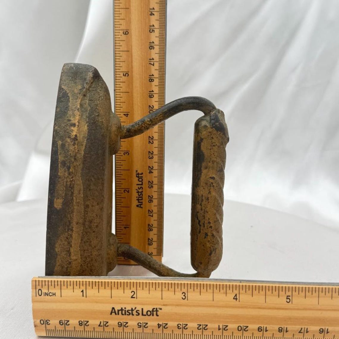 1880s–1910s Cast Iron Sad Iron With Spiral Handle – Antique Farmhouse ...