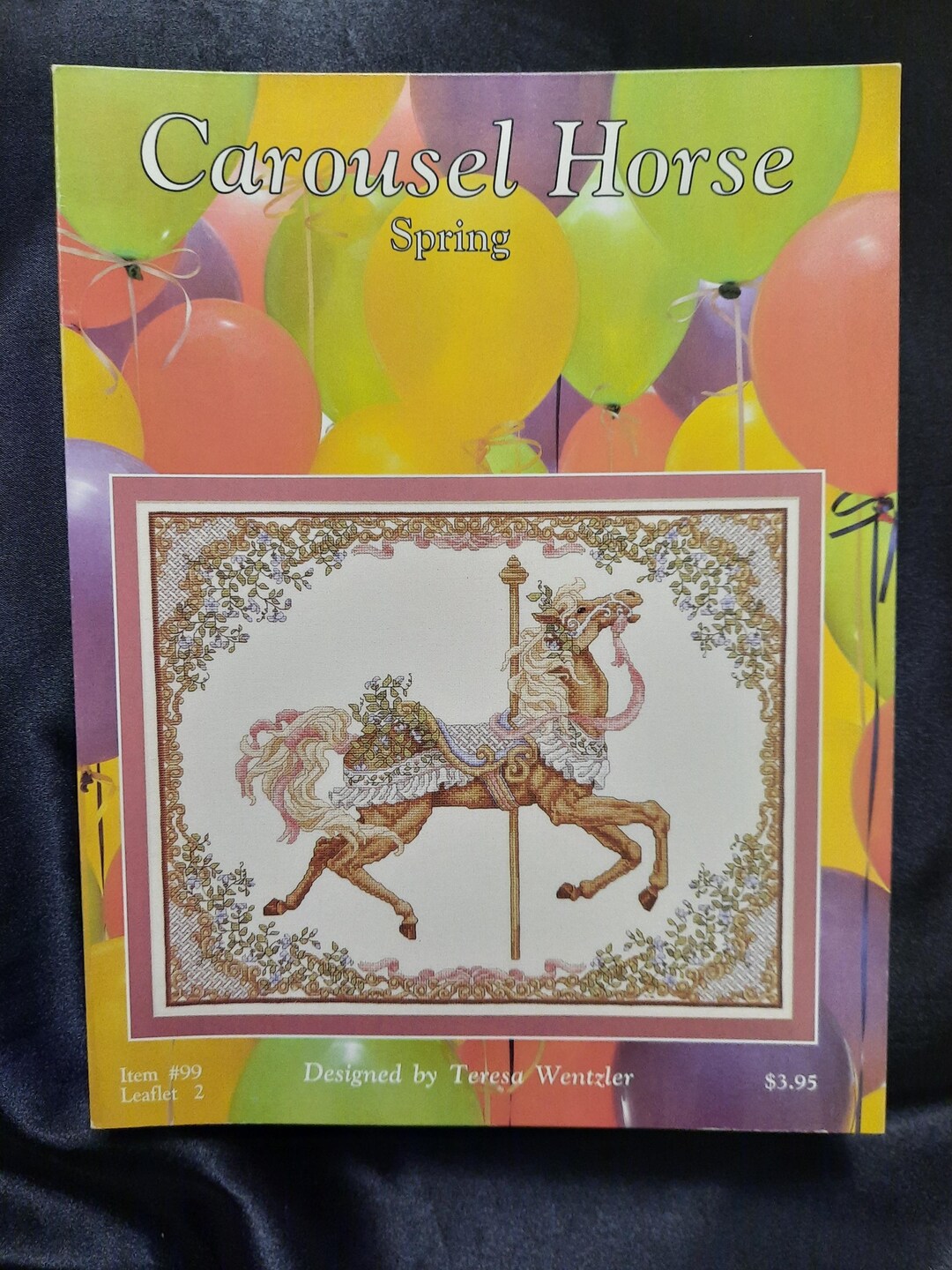 Teresa Wentzler Spring Carousel Horse Chart - Etsy