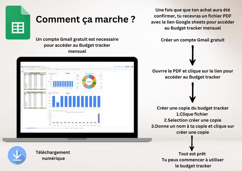Monthly Budget Tracker Google Sheets - Etsy
