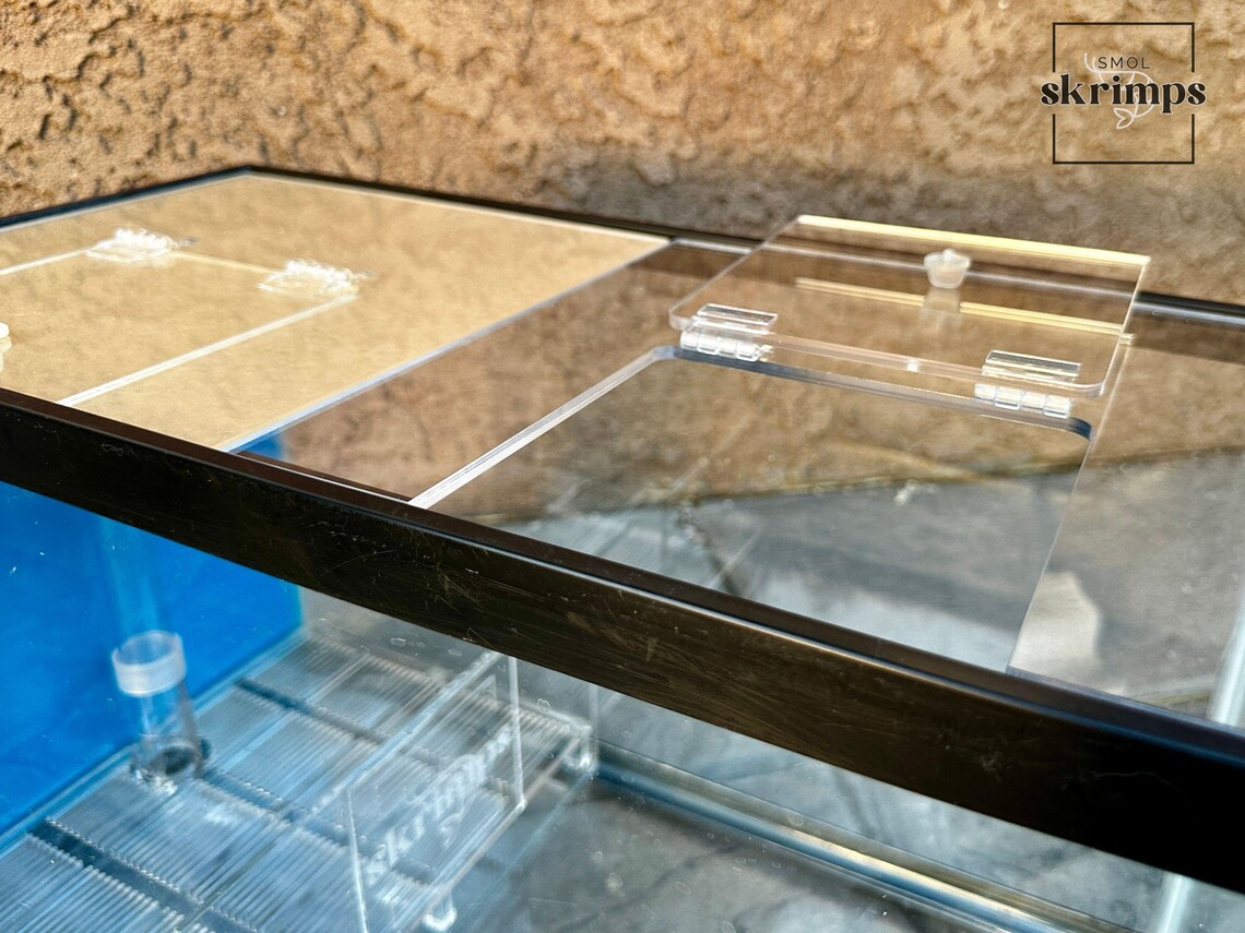 Aqueon 10 Gallon Acrylic Aquarium Lid: Hinged 2-piece Cover - Etsy