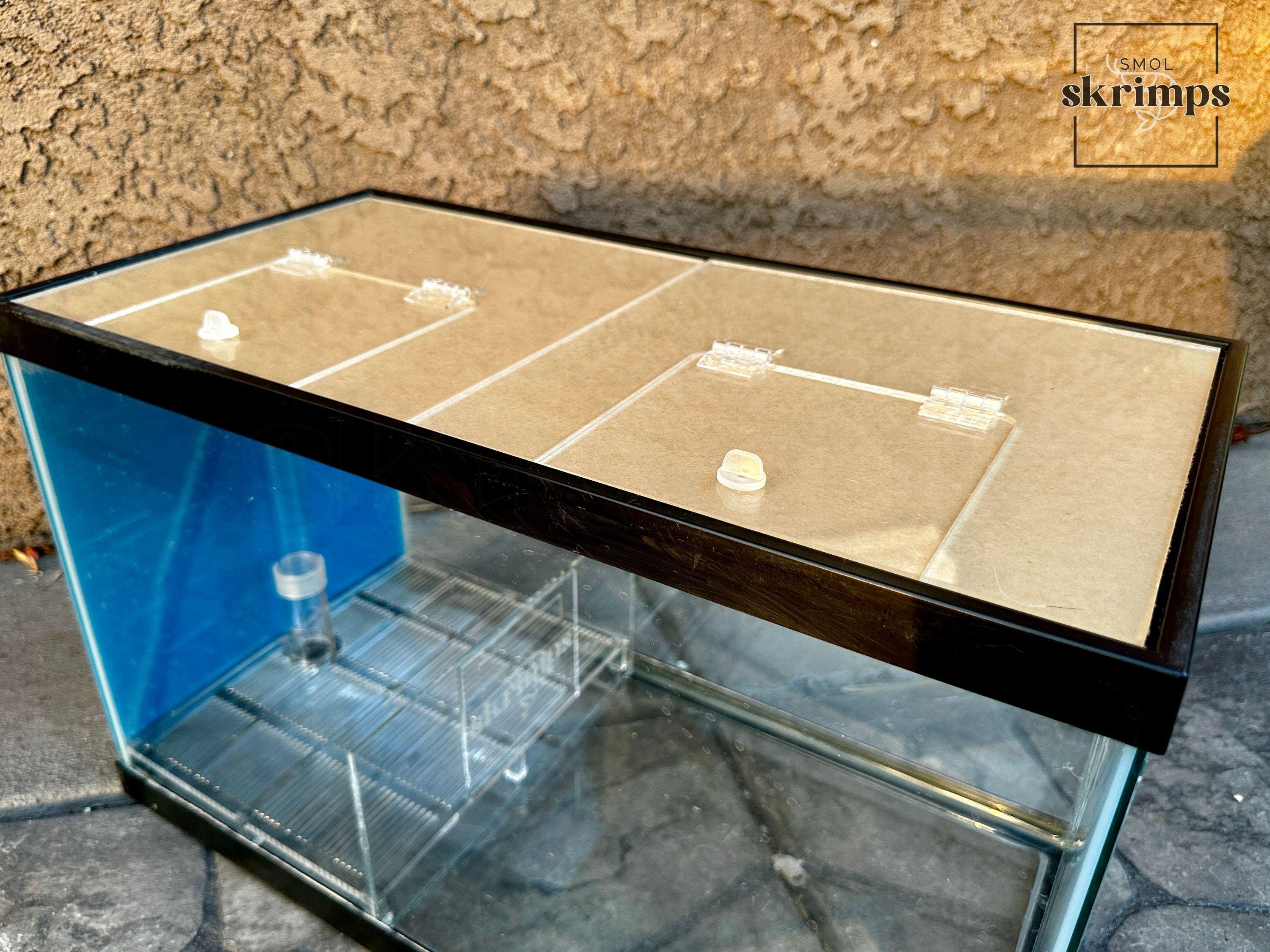 Aqueon 10 Gallon Acrylic Aquarium Lid: Hinged 2-piece Cover - Etsy