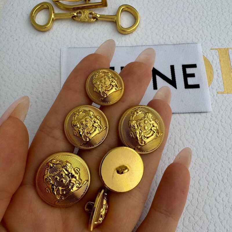 Gold Blazer Buttons - Etsy