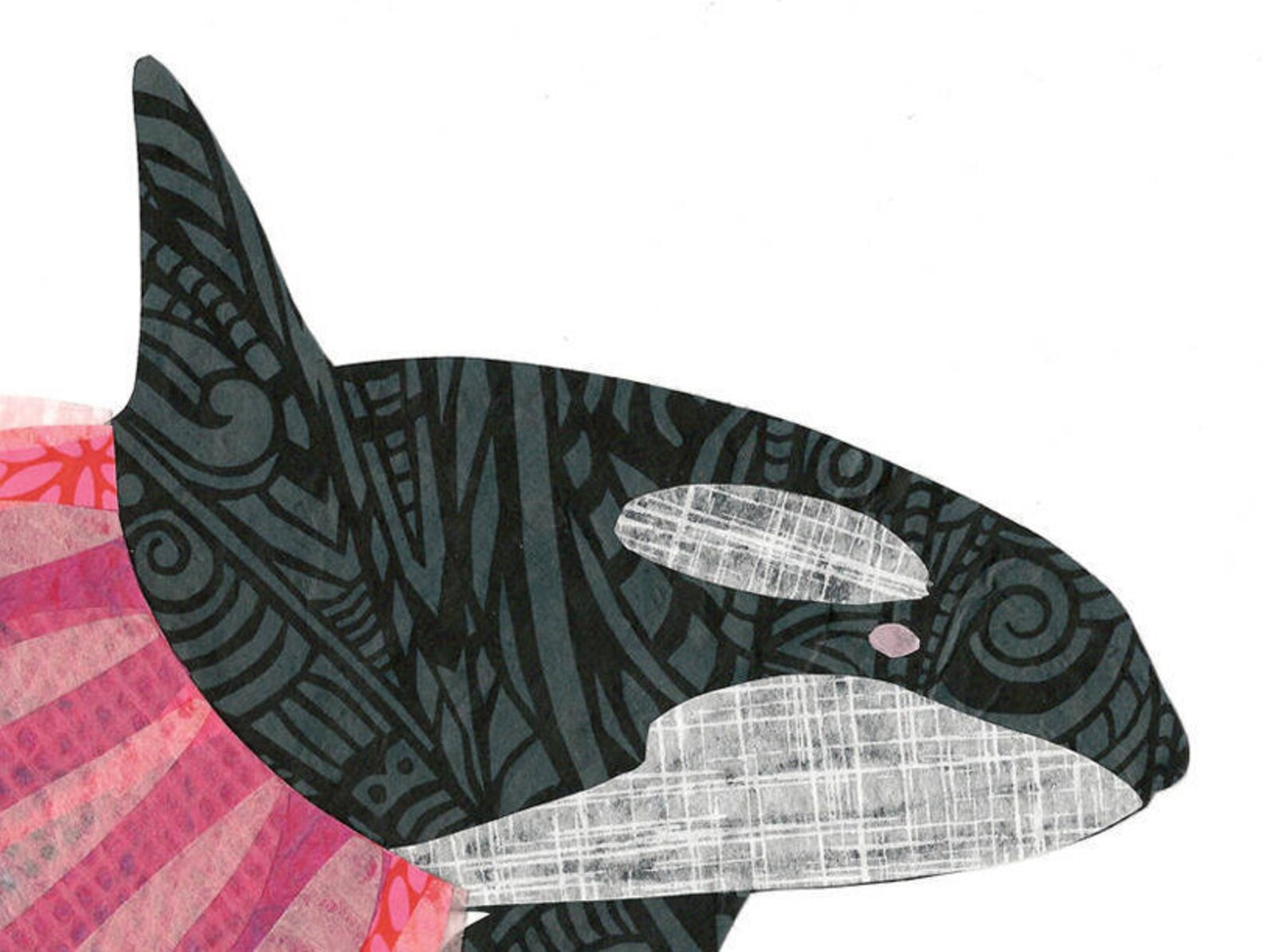 Orca Card-killer Whale-ballerina-ballerina Card-orca Art-whale Print ...