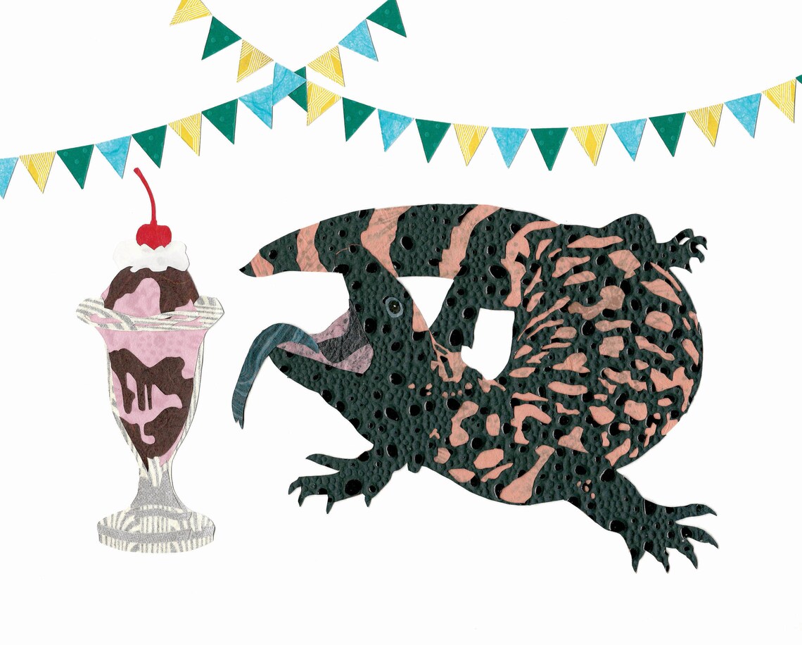 Monstre de Gila Print-Gila Monster Art-Desert Nursery-Nursery Decor ...