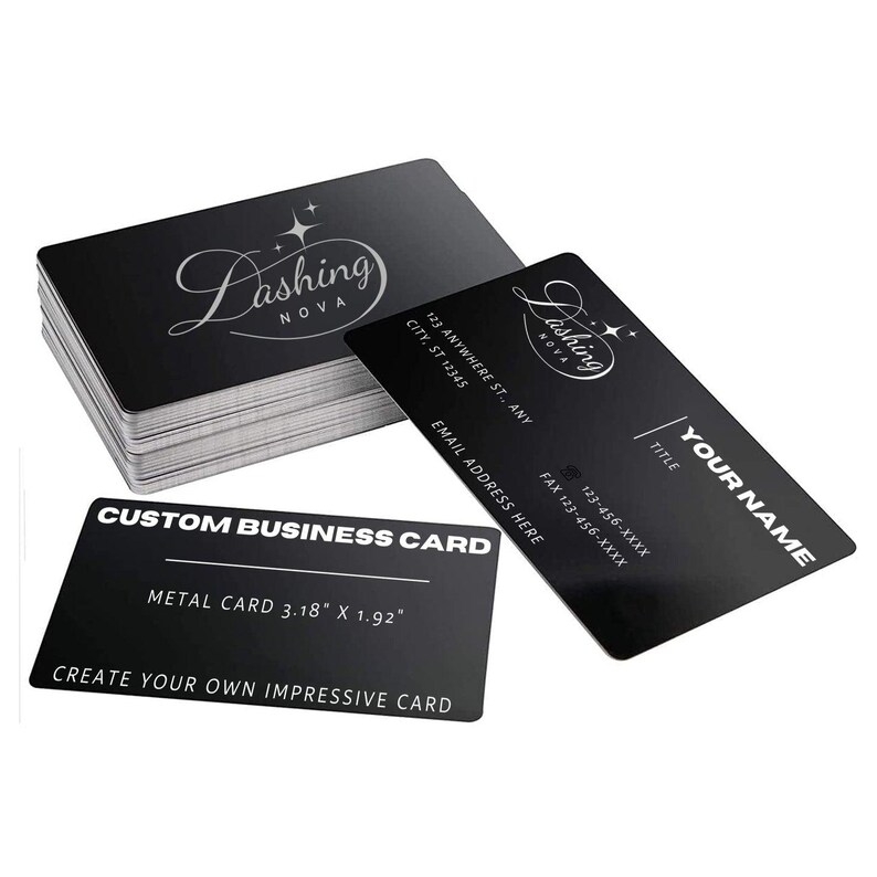 Luxury Metal Business Cards, Personalized Cards for Prestige Logos ...