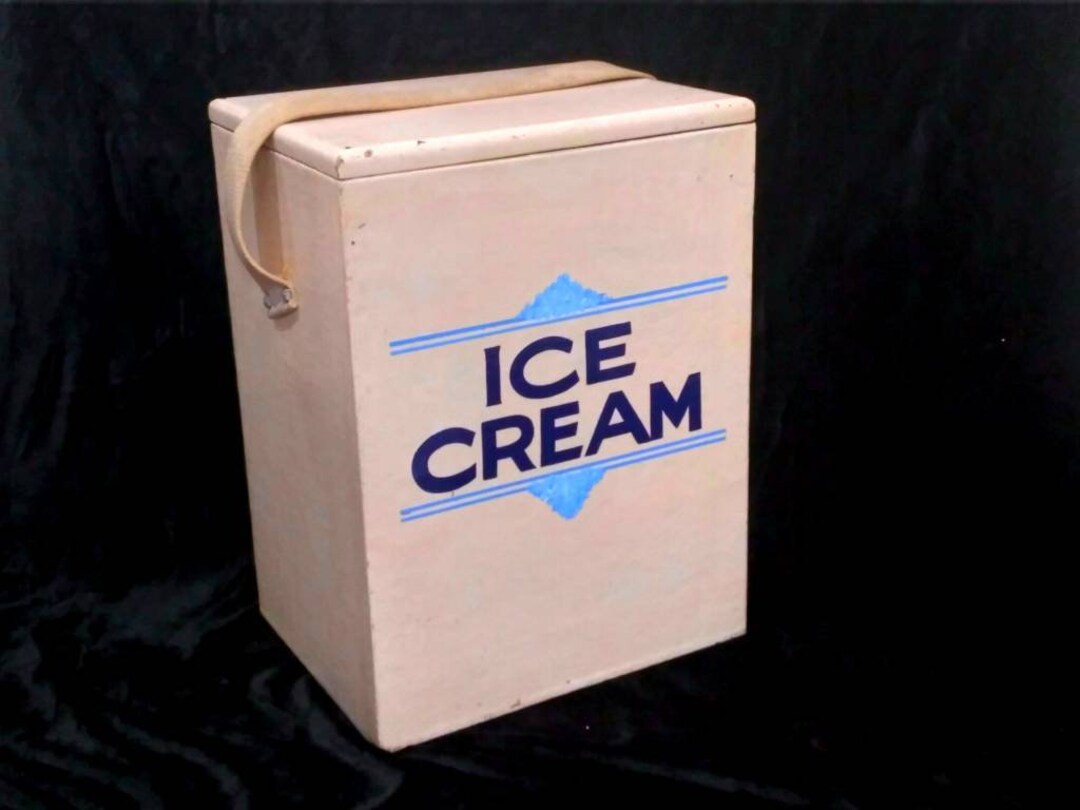 Vintage Ice Cream Box Stadium Vendor Carrying Box 1950s - Etsy