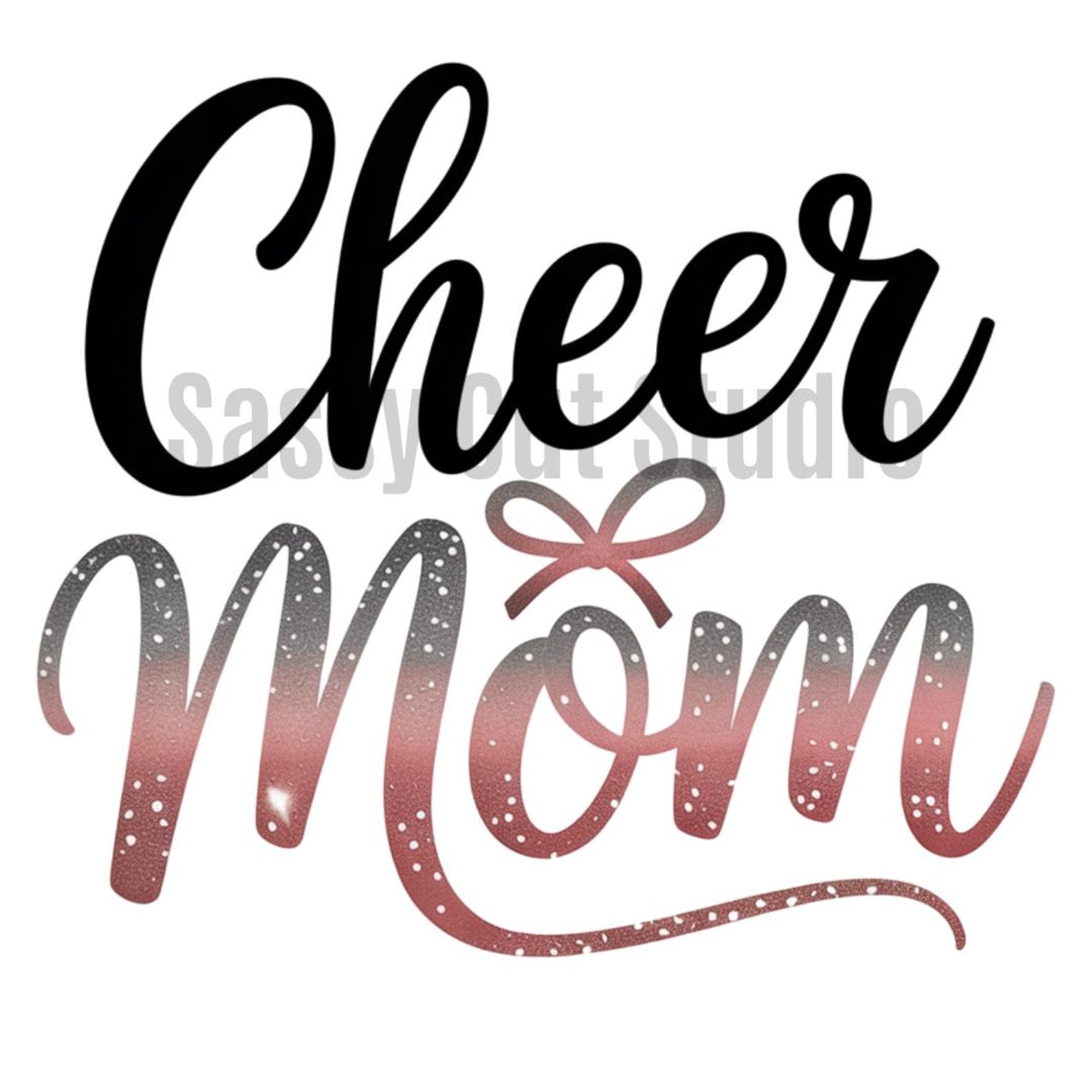 Cheer Mom Png, Bow, Cheerleader Mom Png, Cheer Mom Png, Coquette Pink ...