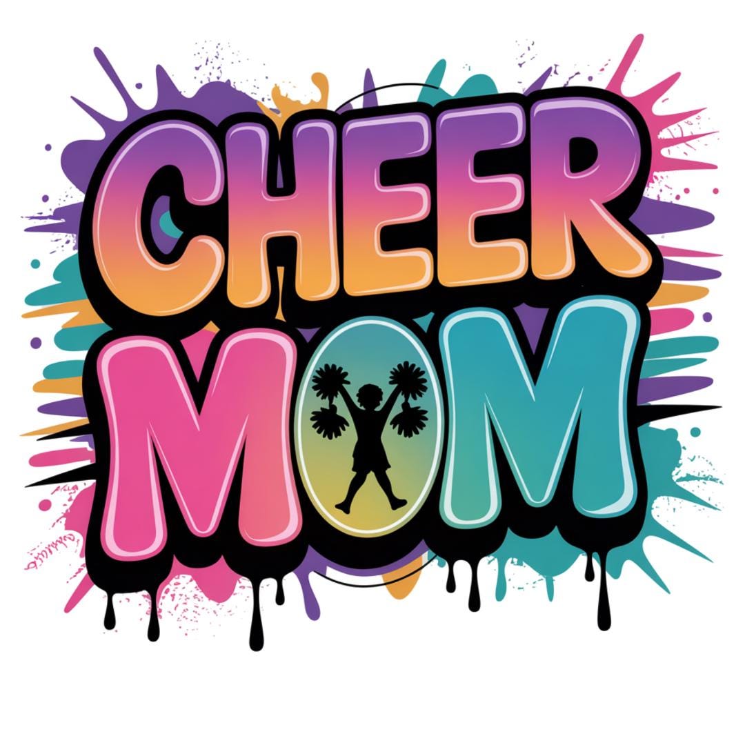 Cheer Mom Png, Bow, Cheerleader Mom Png, Cheer Mom Png, Coquette Pink ...