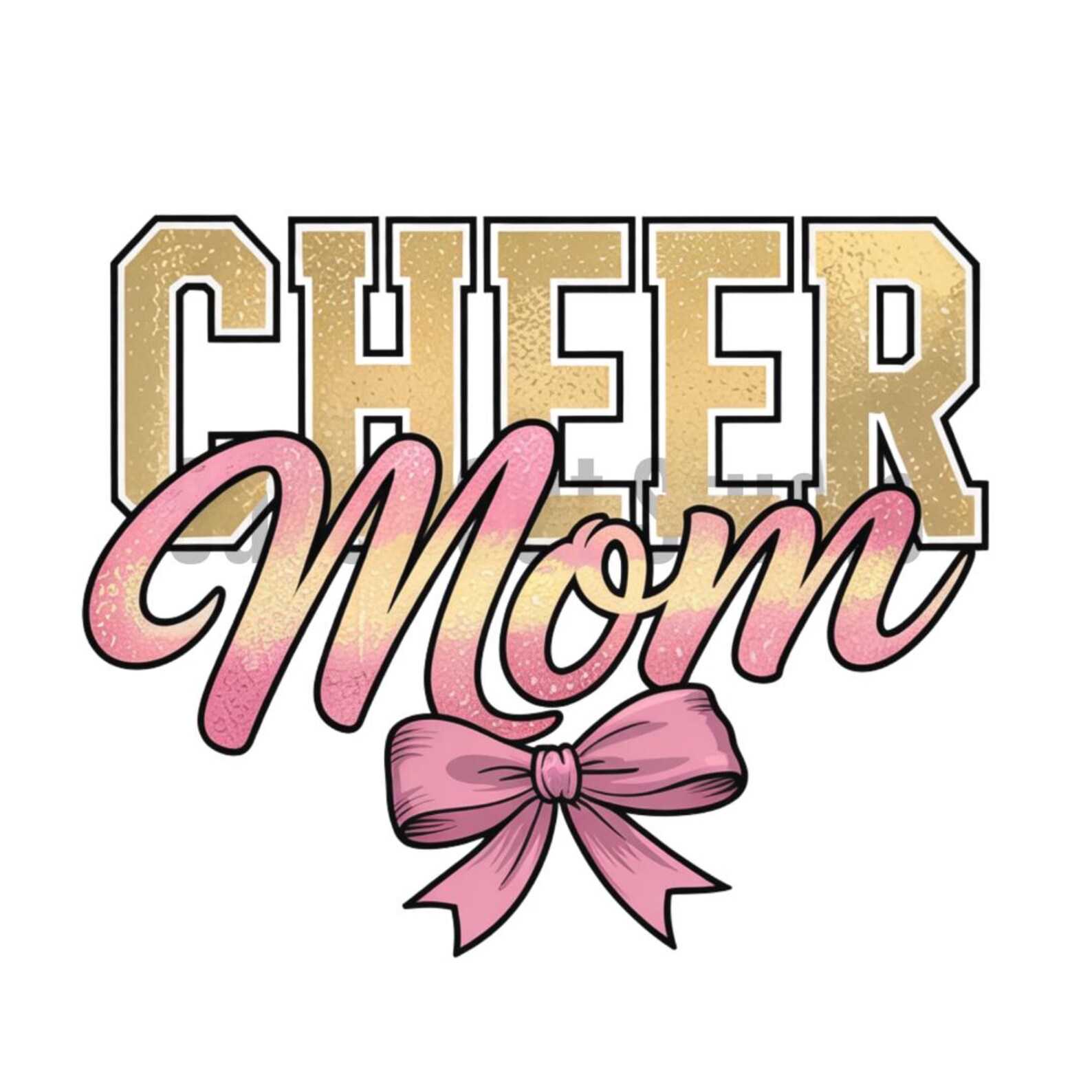 Cheer Mom Png, Bow, Cheerleader Mom Png, Cheer Mom Png, Coquette Pink ...