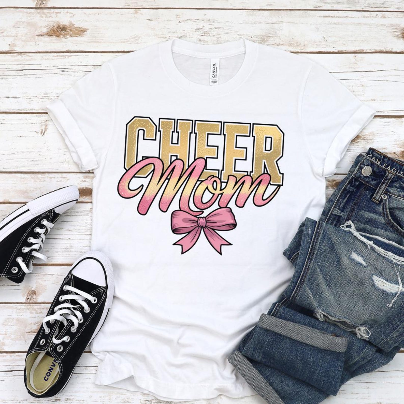 Cheer Mom Png, Bow, Cheerleader Mom Png, Cheer Mom Png, Coquette Pink ...