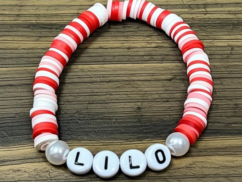 Lilo & Stitch Friendship Bracelet Set | Disney Ohana Jewelry - Etsy