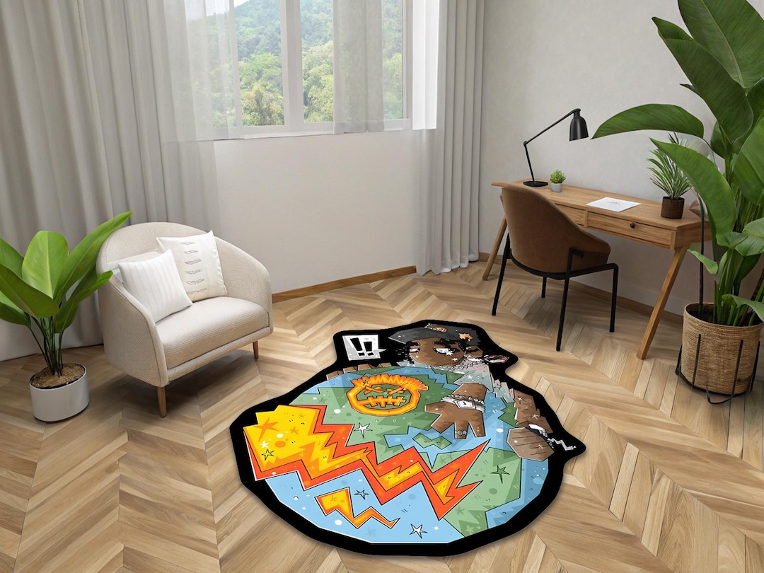 Juice World Rug,travis Scott Rug,999,bedroom Decor,cool Rug,super Soft ...