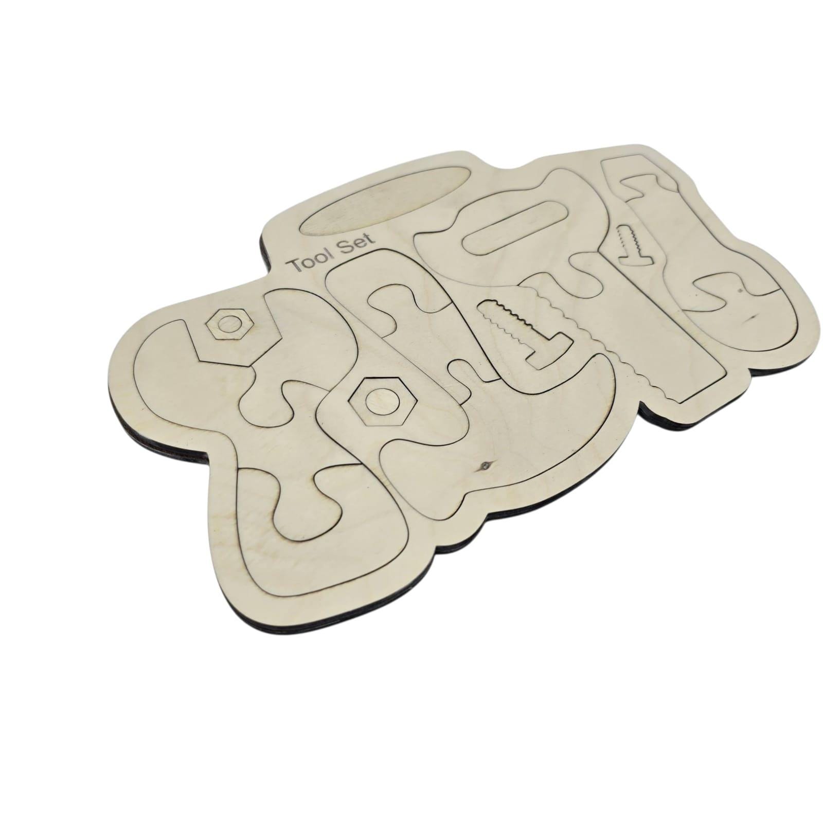 Tool Set Puzzle Template Svg | Laser Cut Digital File | Svg DXF CDR AI ...