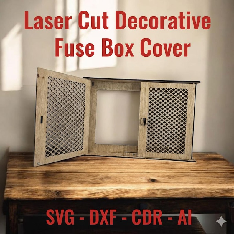 Laser Cut Fuse Box Cover: Decorative Lattice Pattern (digital Files) - Etsy