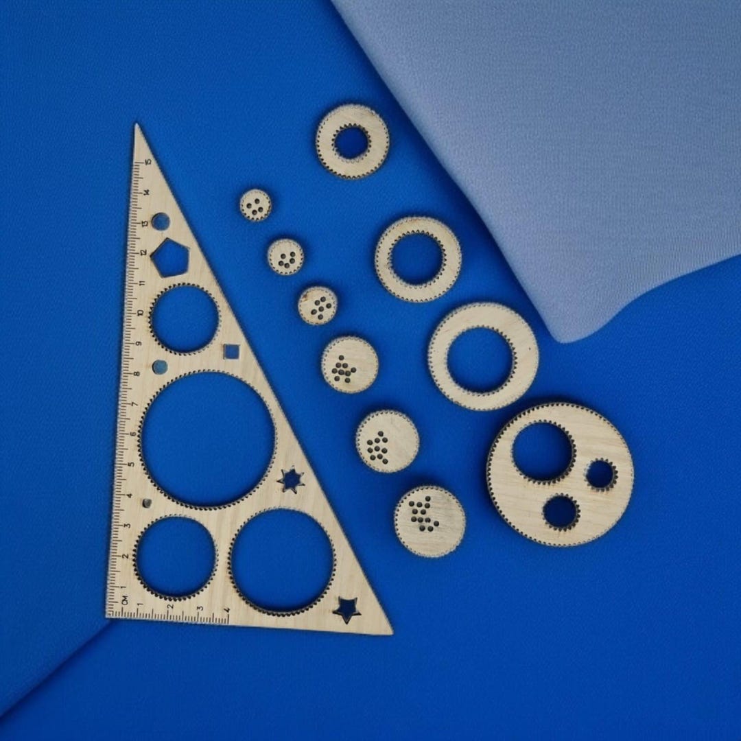 Spirograph Drawing Tool Set Laser Cut 3mm Plywood (cdr, Dxf, Ai, Svg ...