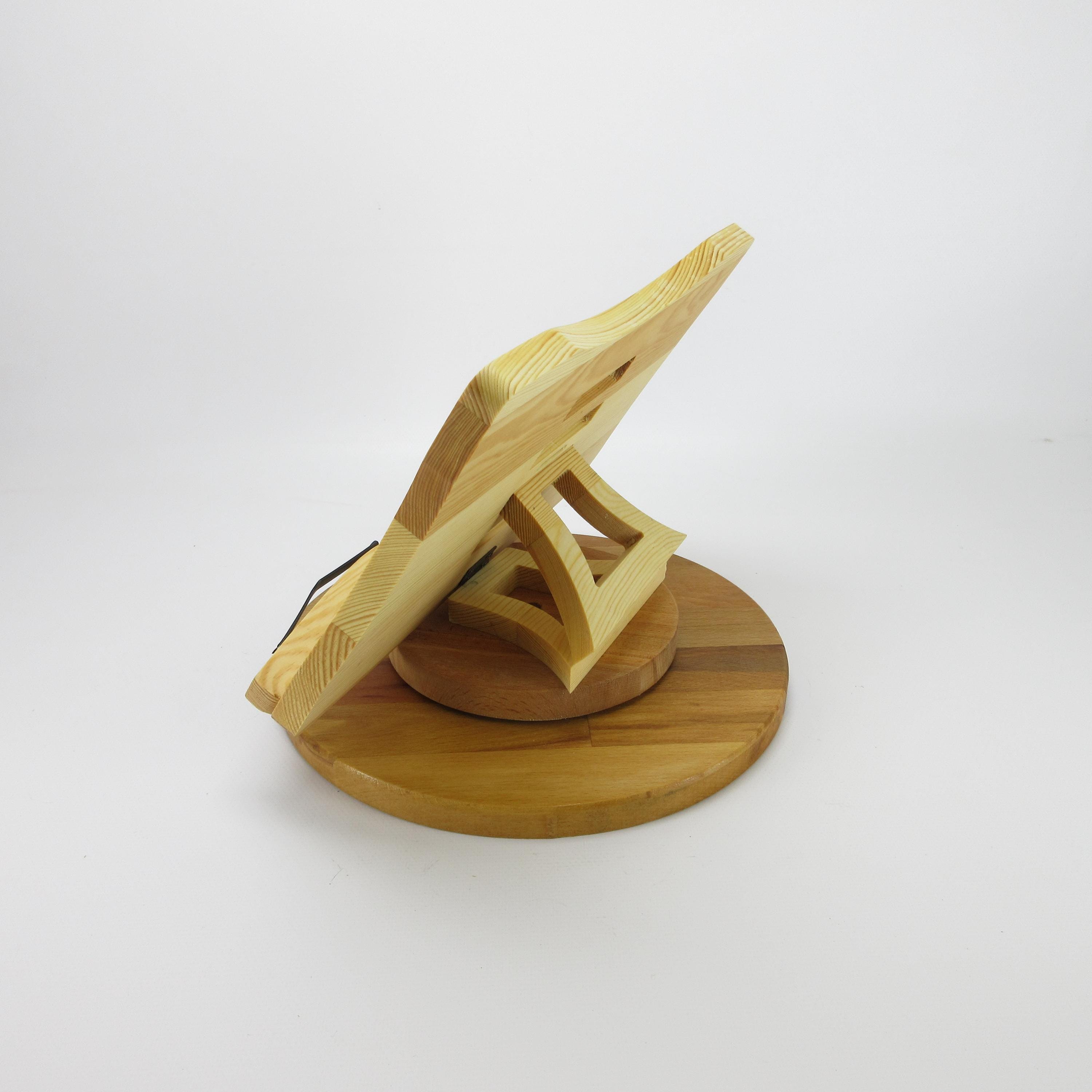 Wood Book & Tablet Stand Digital Plan CNC and Laser Cut 3mm/6mm Plywood ...