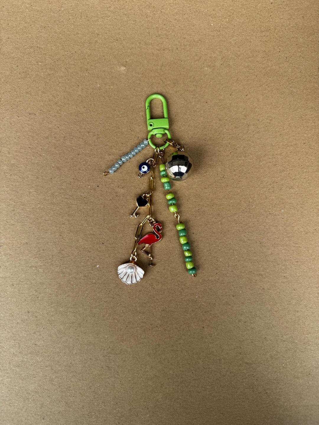 Tropical Retro Bag Charm - Etsy