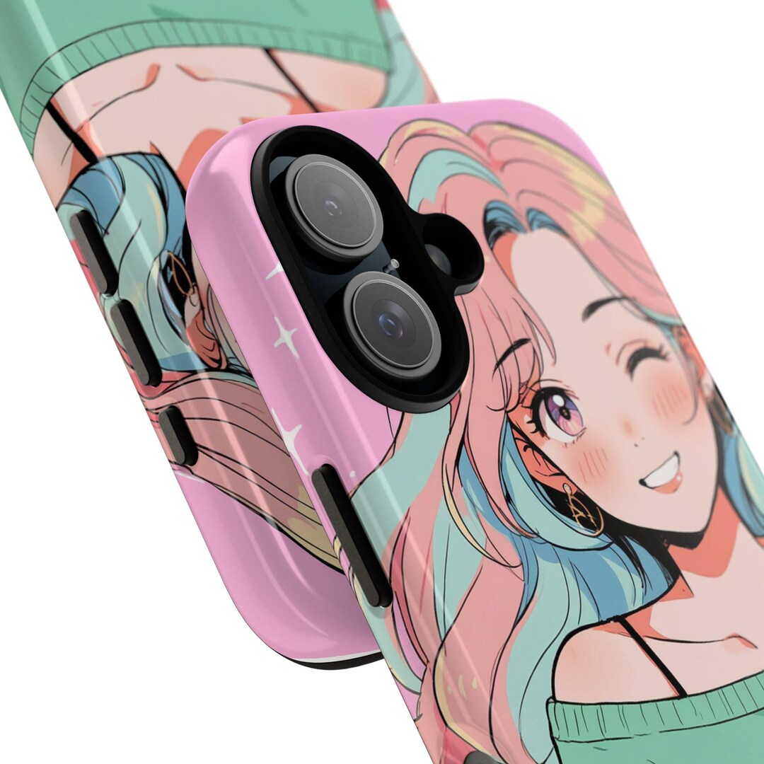 Cute Anime Waifu Phone Case for Tough Protection, Aesthetic Phone Cover ...